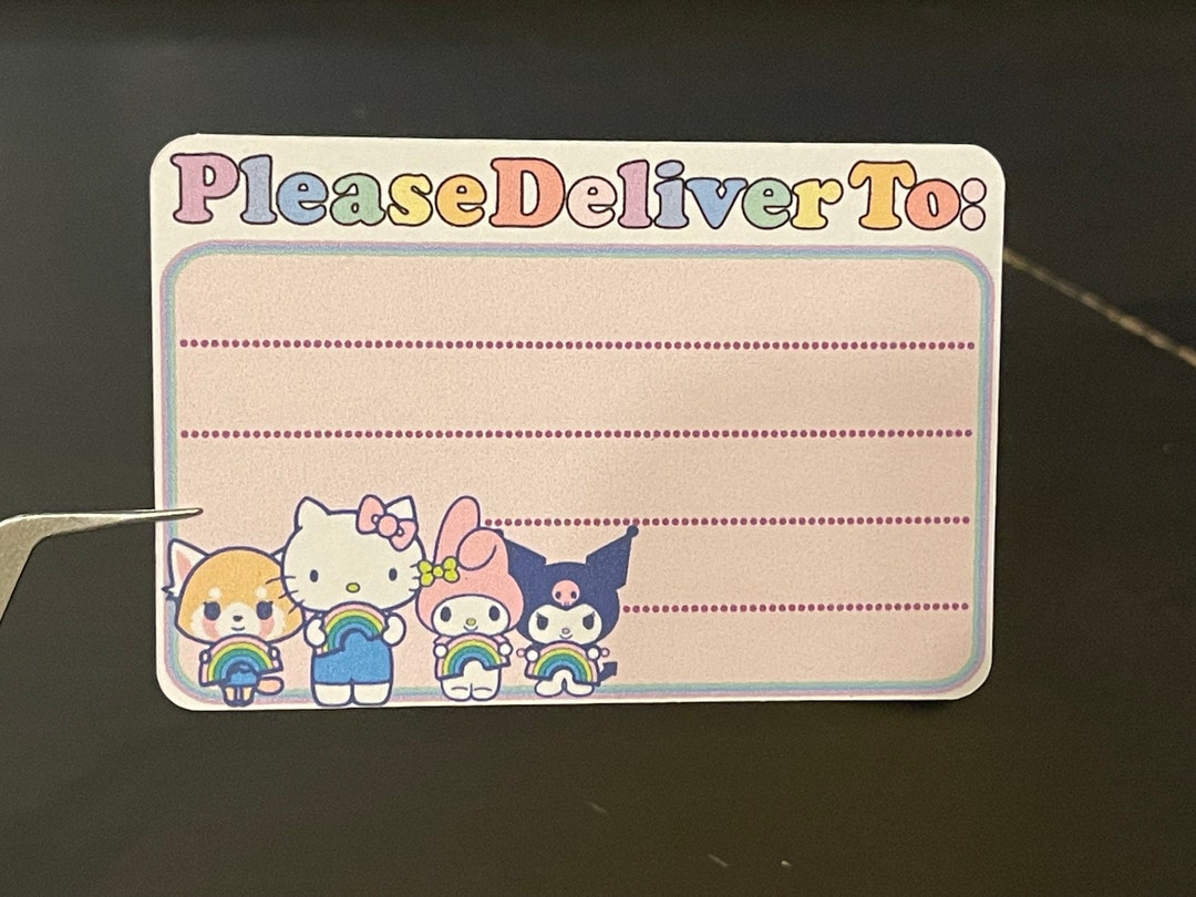 Please Deliver to Rainbow Friend Theme Mailing Labels (set of 25) - Etsy