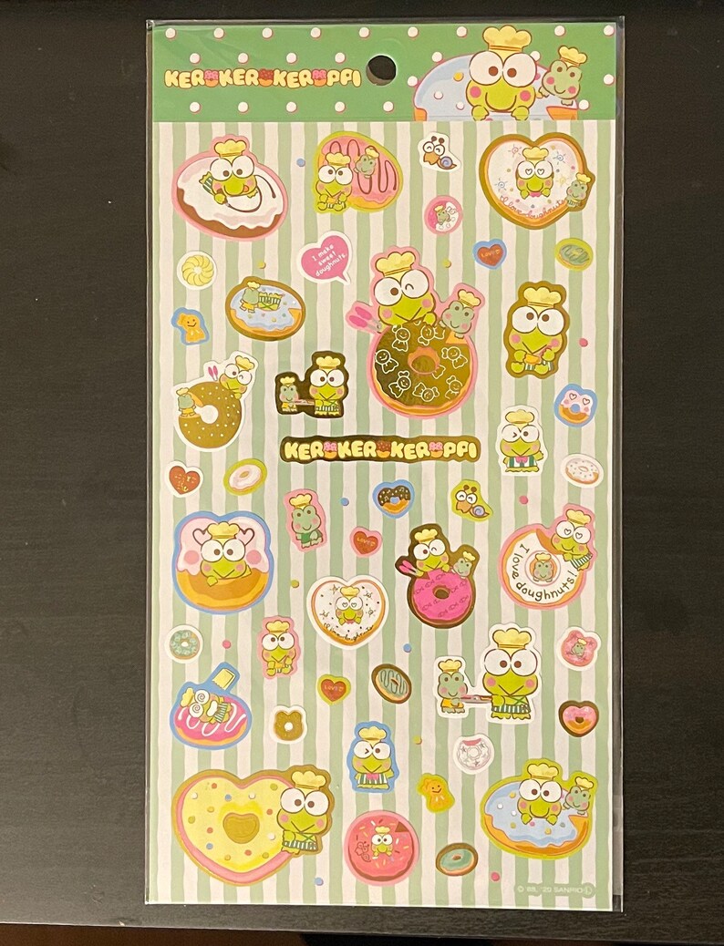 Kawaii Japanese Characters Large Sticker Sheets - Etsy