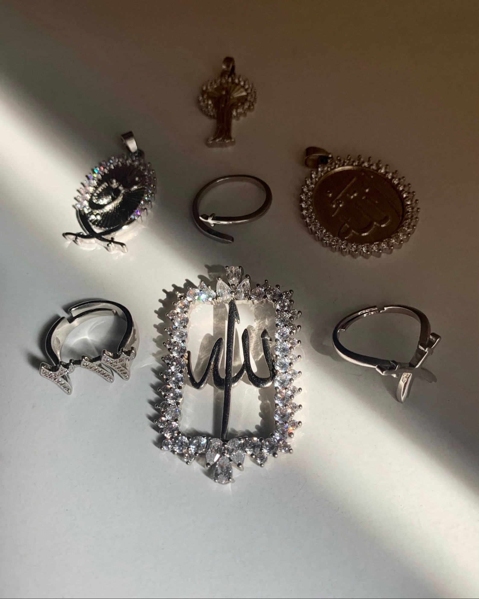 Double Dhulfiqar Ring | Islamic Necklace | Shia Necklace | Islam ...