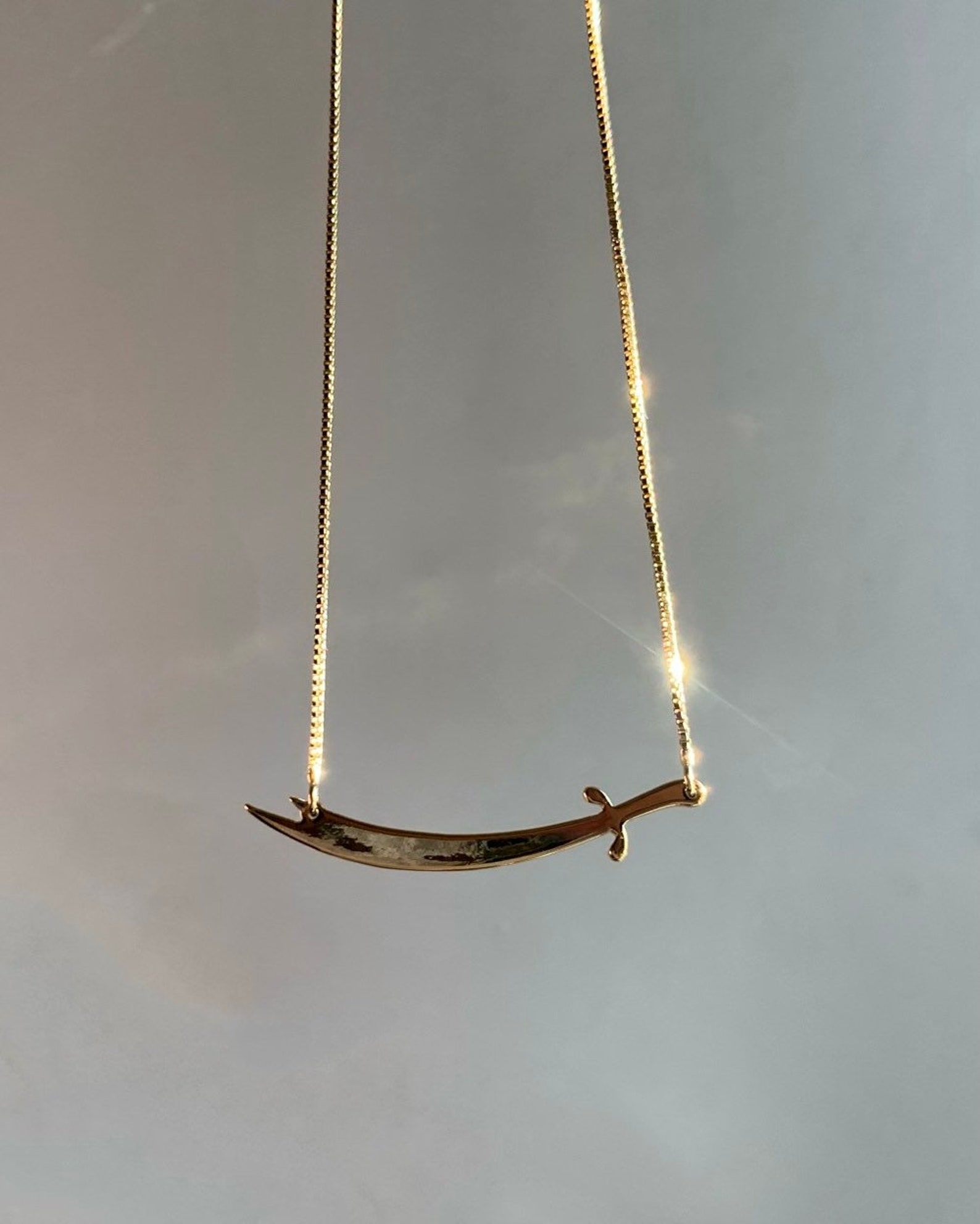 Dhulfiqar Sword Necklace: Islamic Shia Jewelry - Etsy