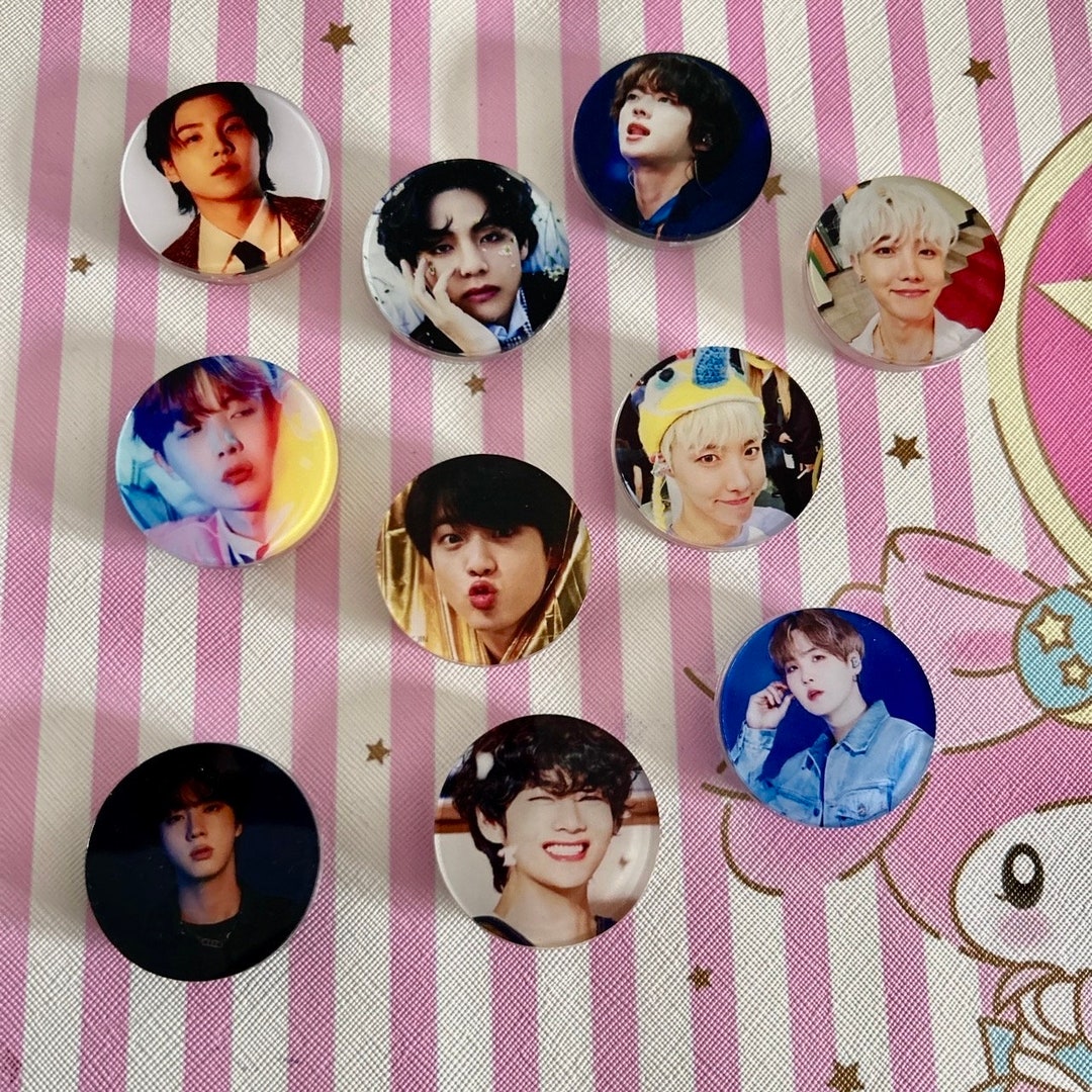BTS K-pop Group Popsocket Phone Mount Grip 3 - Etsy