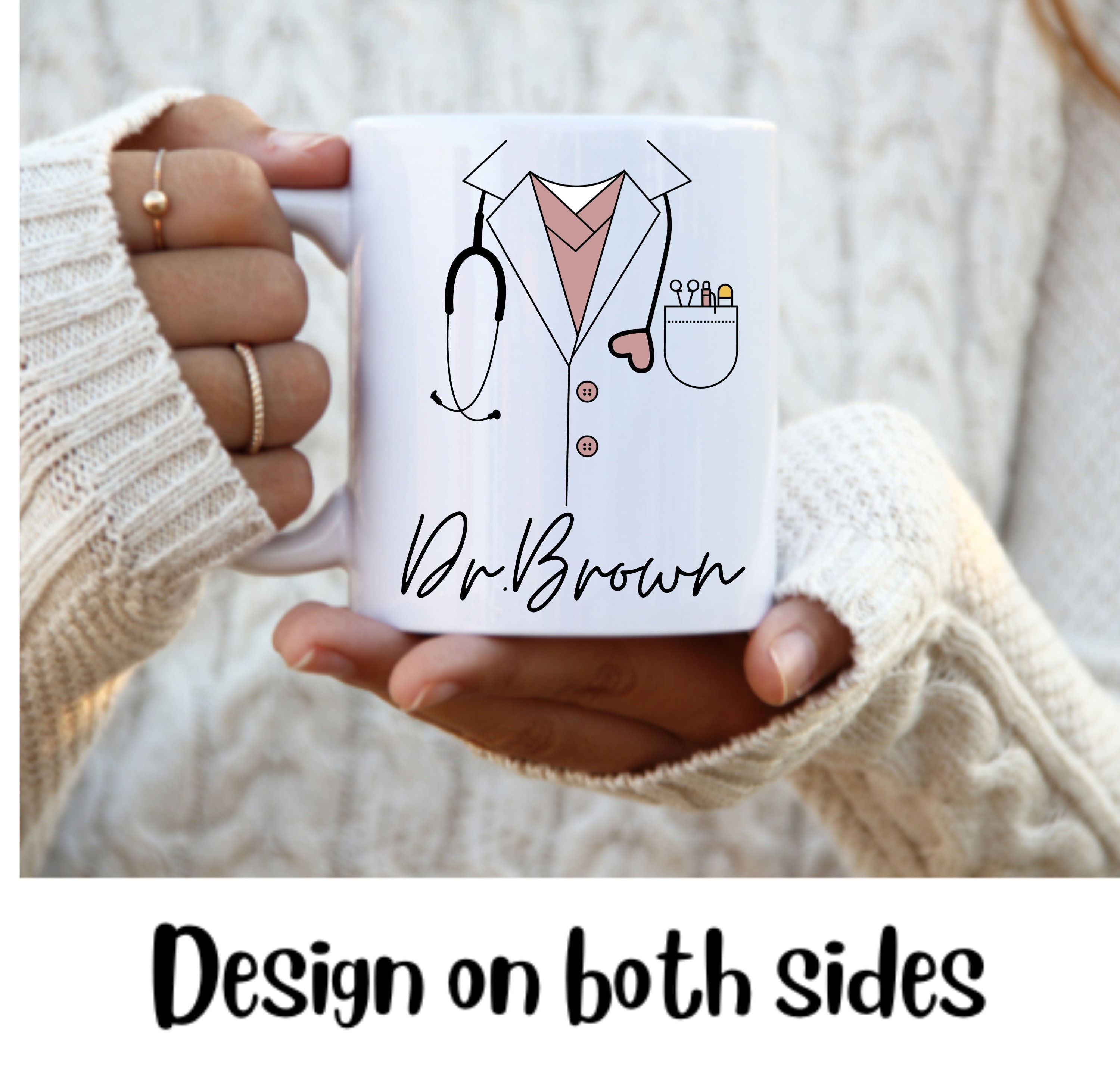 Personalized Doctor Mug-gift for Doctor-custom DR Coffee Mug-medical ...
