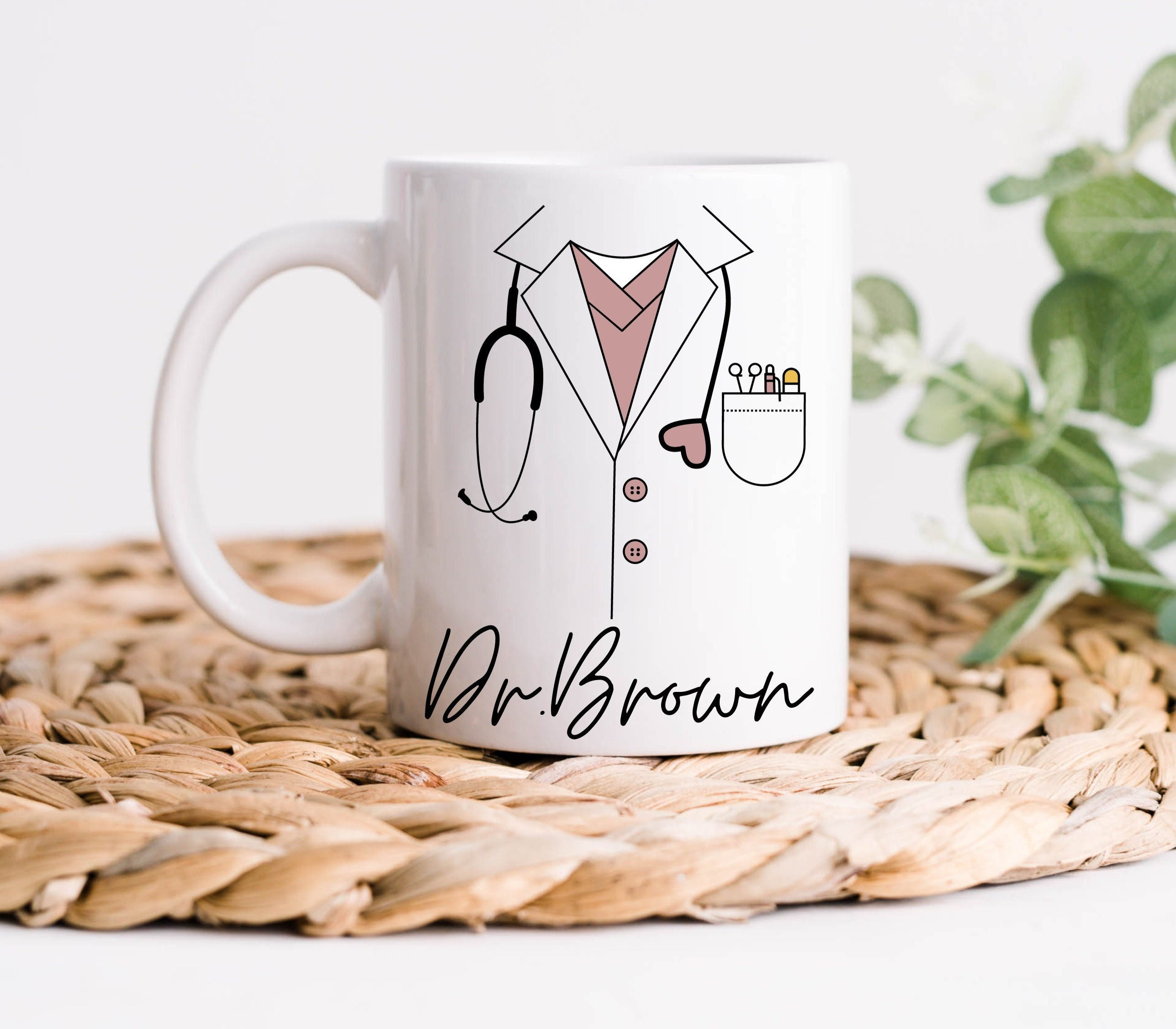 Personalized Doctor Mug-gift for Doctor-custom DR Coffee Mug-medical ...