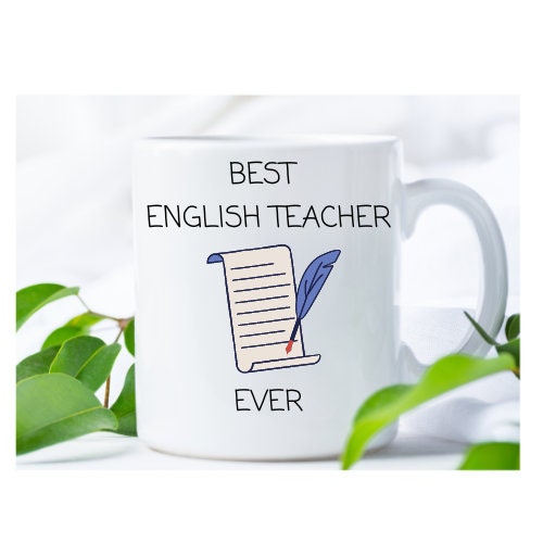 Best English Teacher Ever Mug-english Teacher Mug-teacher Appreciation ...