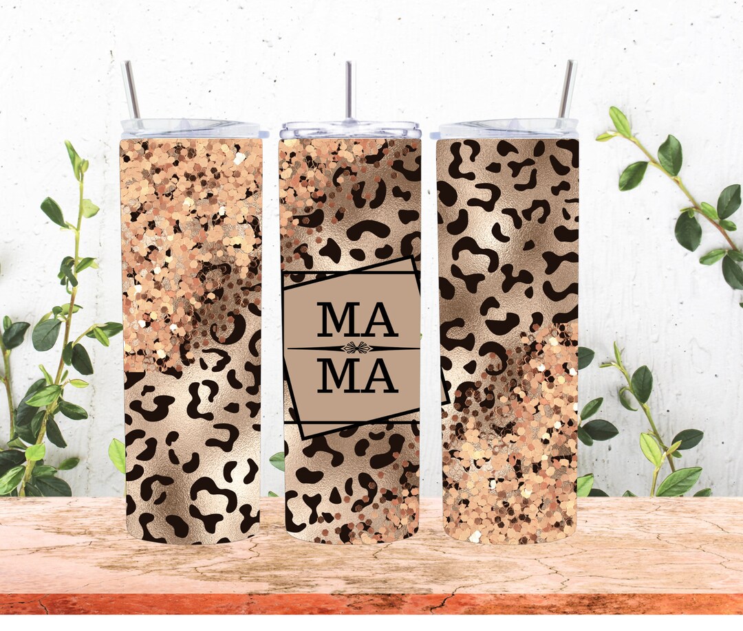 Cheetah Print Tumbler-mama Tumbler for Mother's Day-gift - Etsy