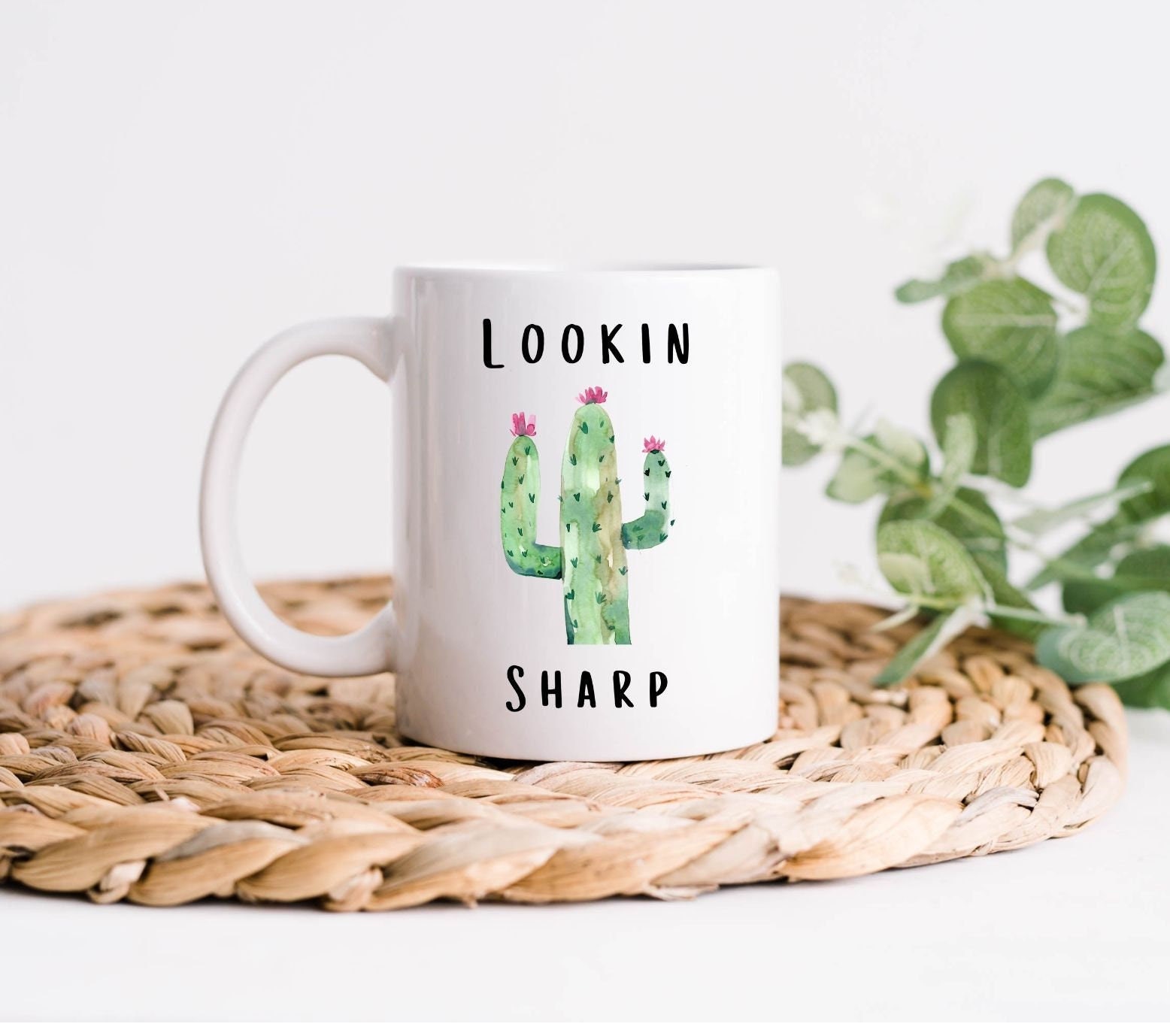 Lookin Sharp Cactus Mug-funny Cactus Cup-cactus Coffee Cup-cactus Gift ...