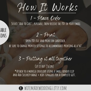 Ring Security Card Printable | INSTANT DOWNLOAD - Etsy