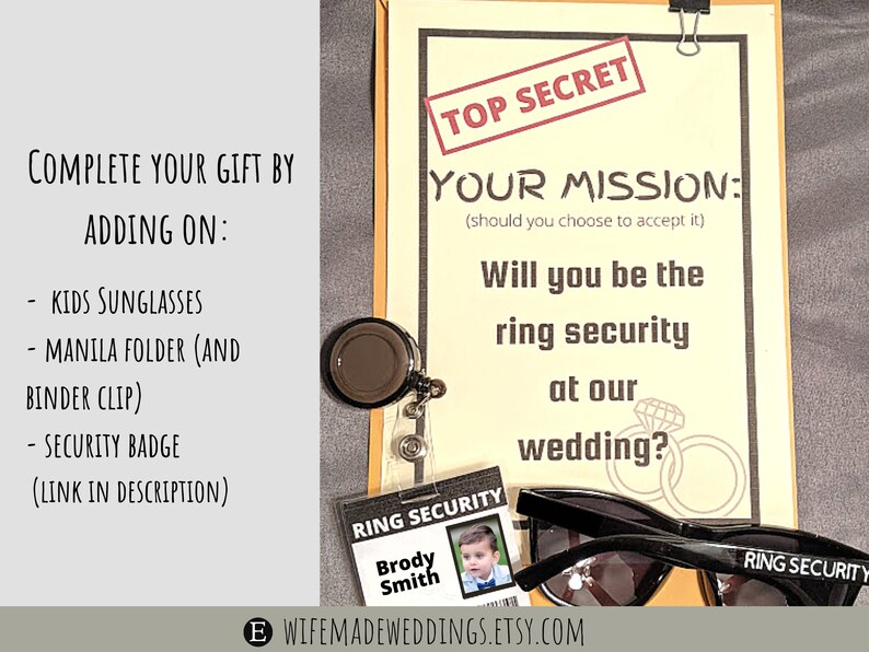 Ring Security Proposal Card PDF Instant Download - Etsy