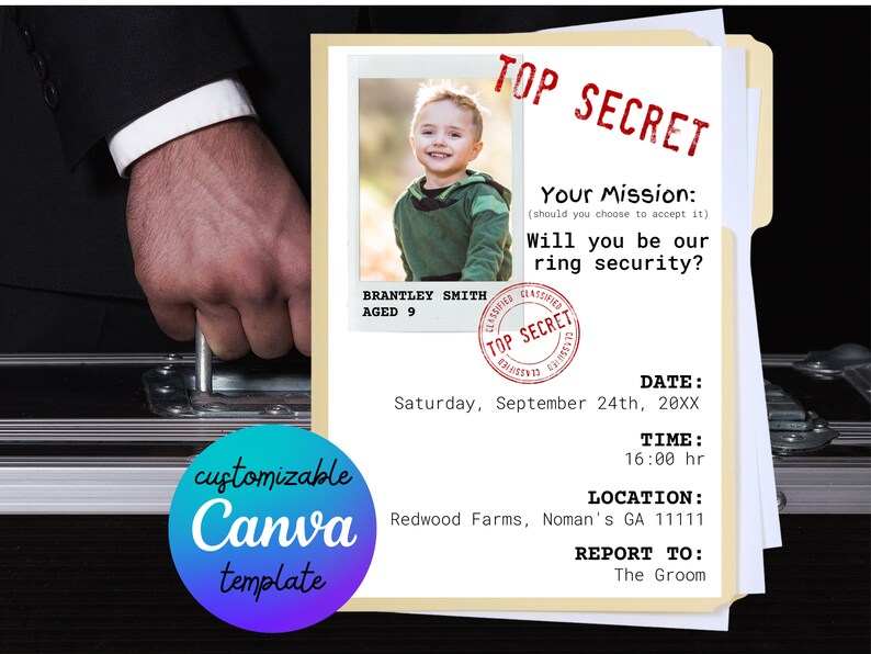 Ring Security Proposal Card Template: Customizable Canva Template ...