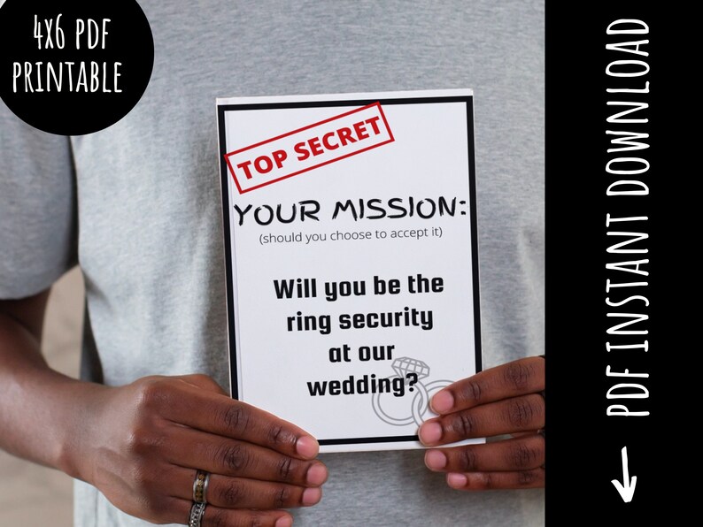 Ring Security Proposal Card PDF Instant Download - Etsy
