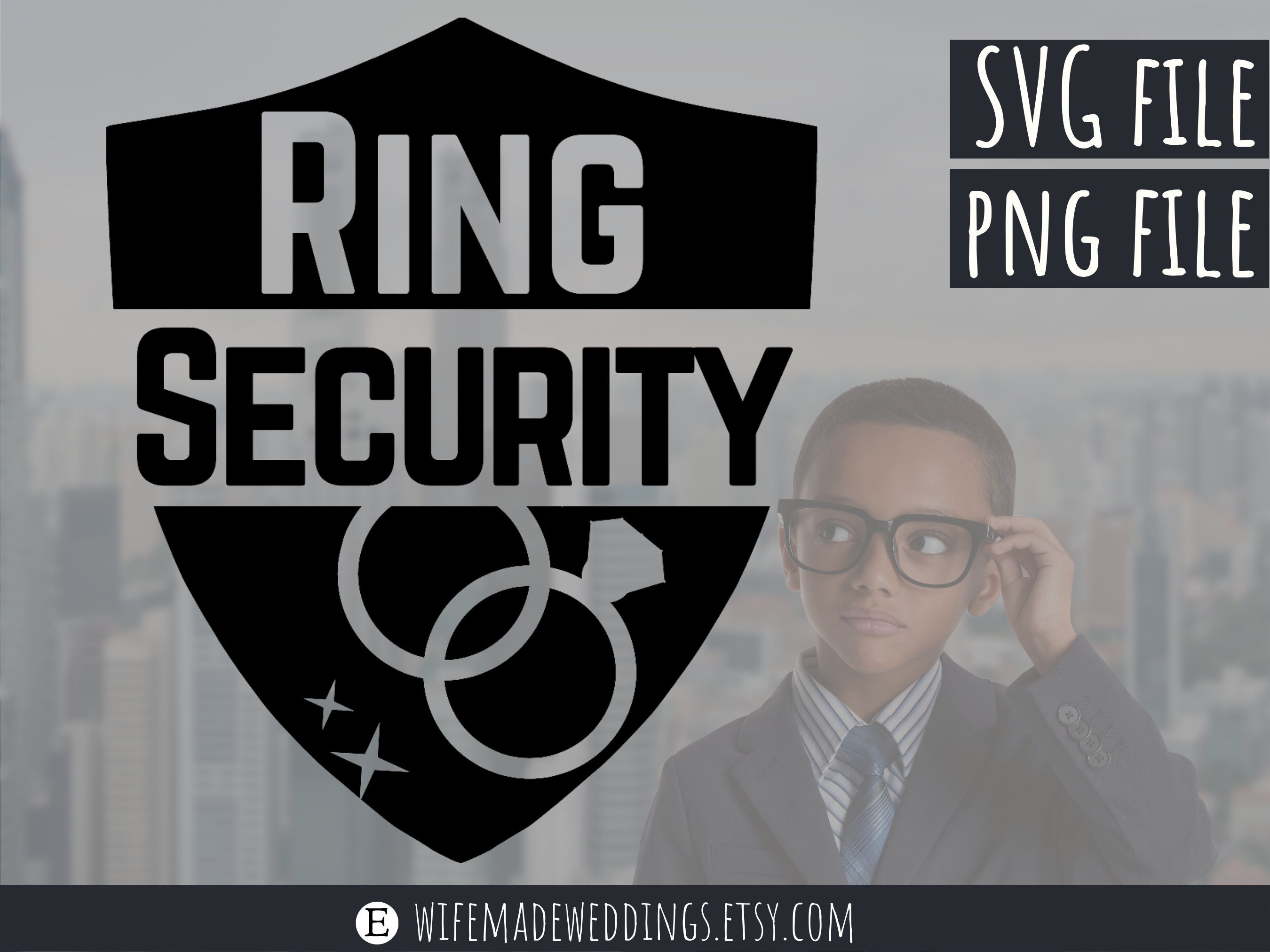 Ring Security Id Badge SVG File - Etsy