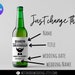 Groomsmen Proposal Beer Bottle Label TEMPLATE - Personalize for Wedding ...