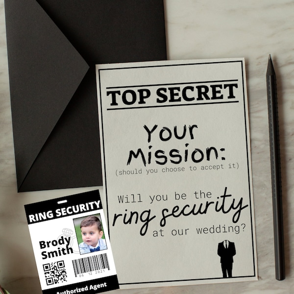 Ring Security Badge Printable - Etsy