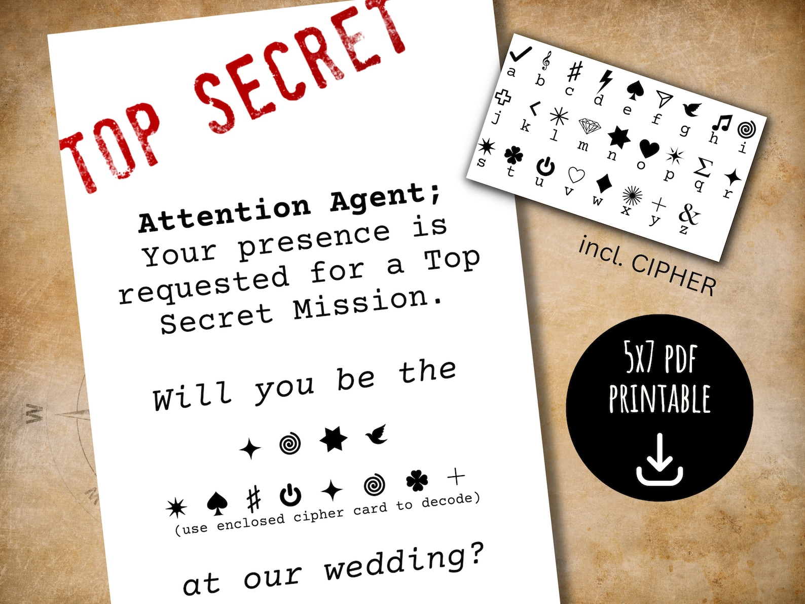 Ring Security Proposal Printable Card | Decodable Mission Card for Ring ...