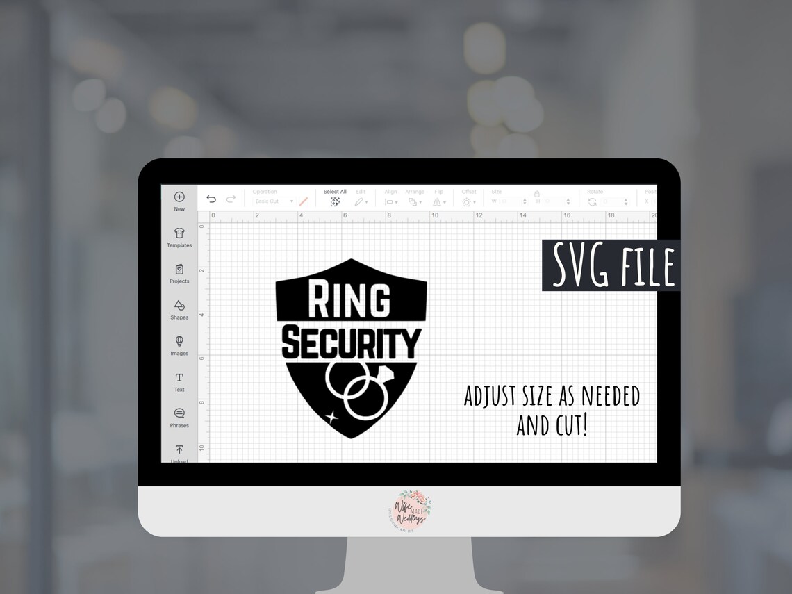 Ring Security Id Badge SVG File - Etsy