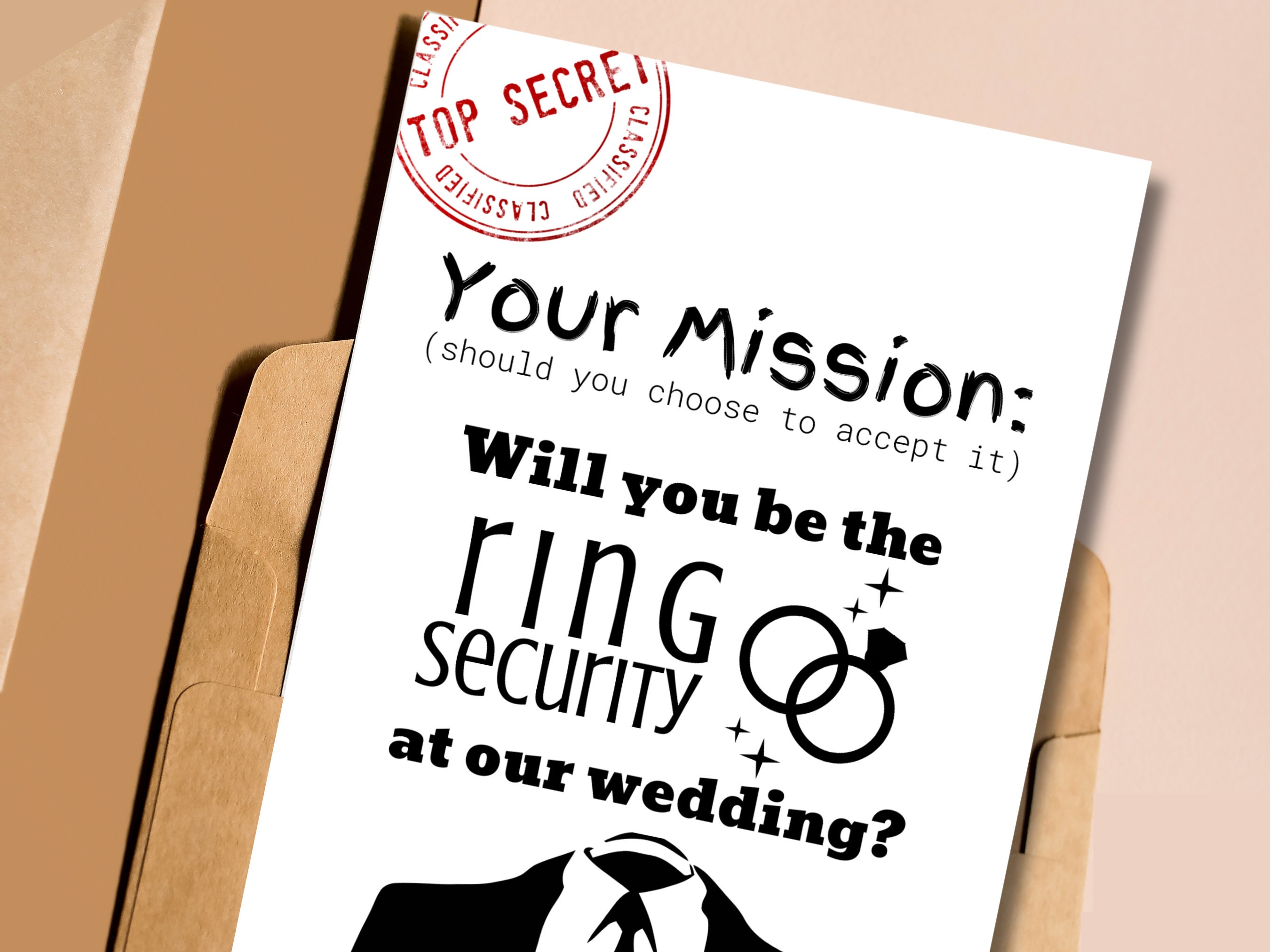 Ring Security Card Printable INSTANT DOWNLOAD - Etsy