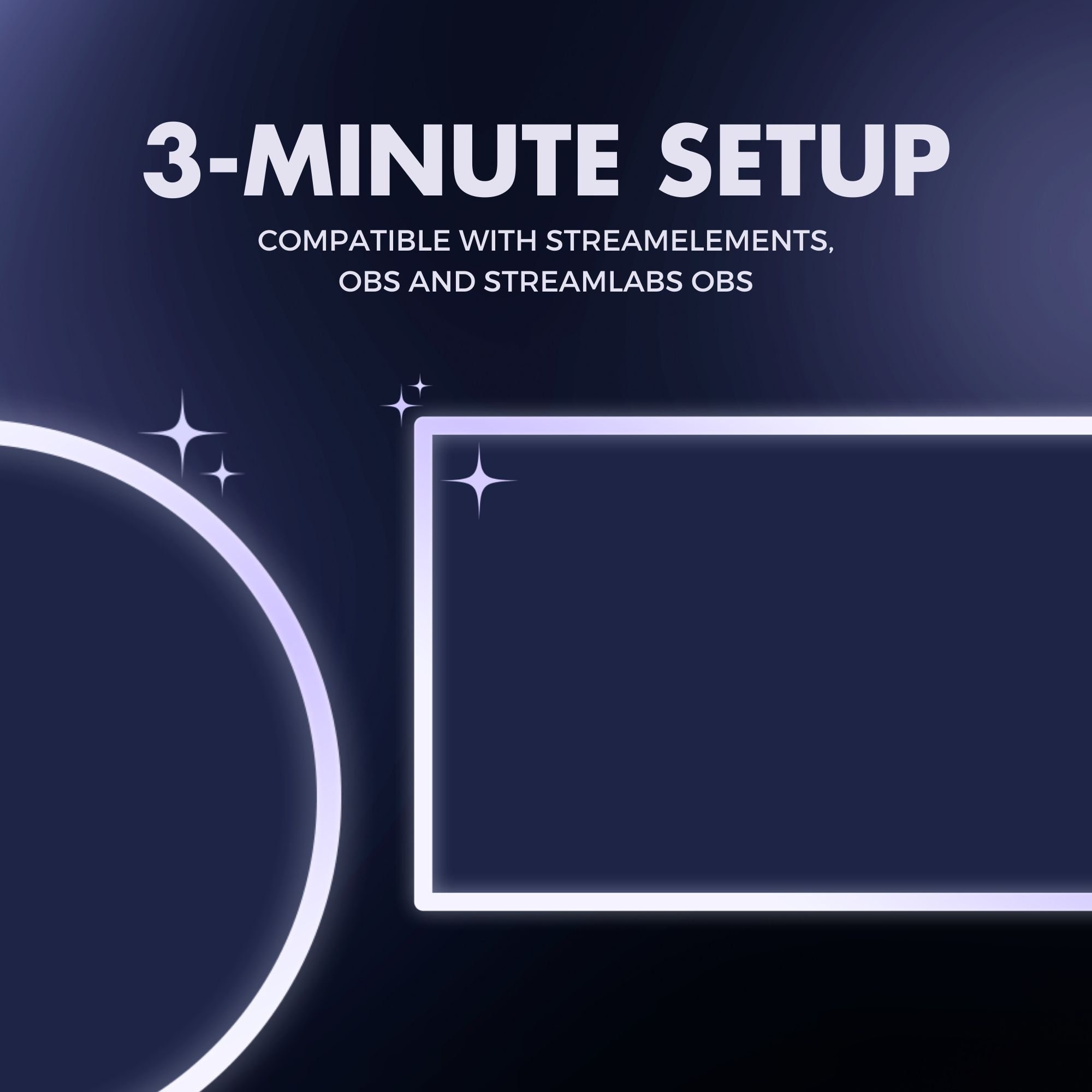 White Animated Webcam Overlay Neon Webcam Border Animated Webcam Frame ...