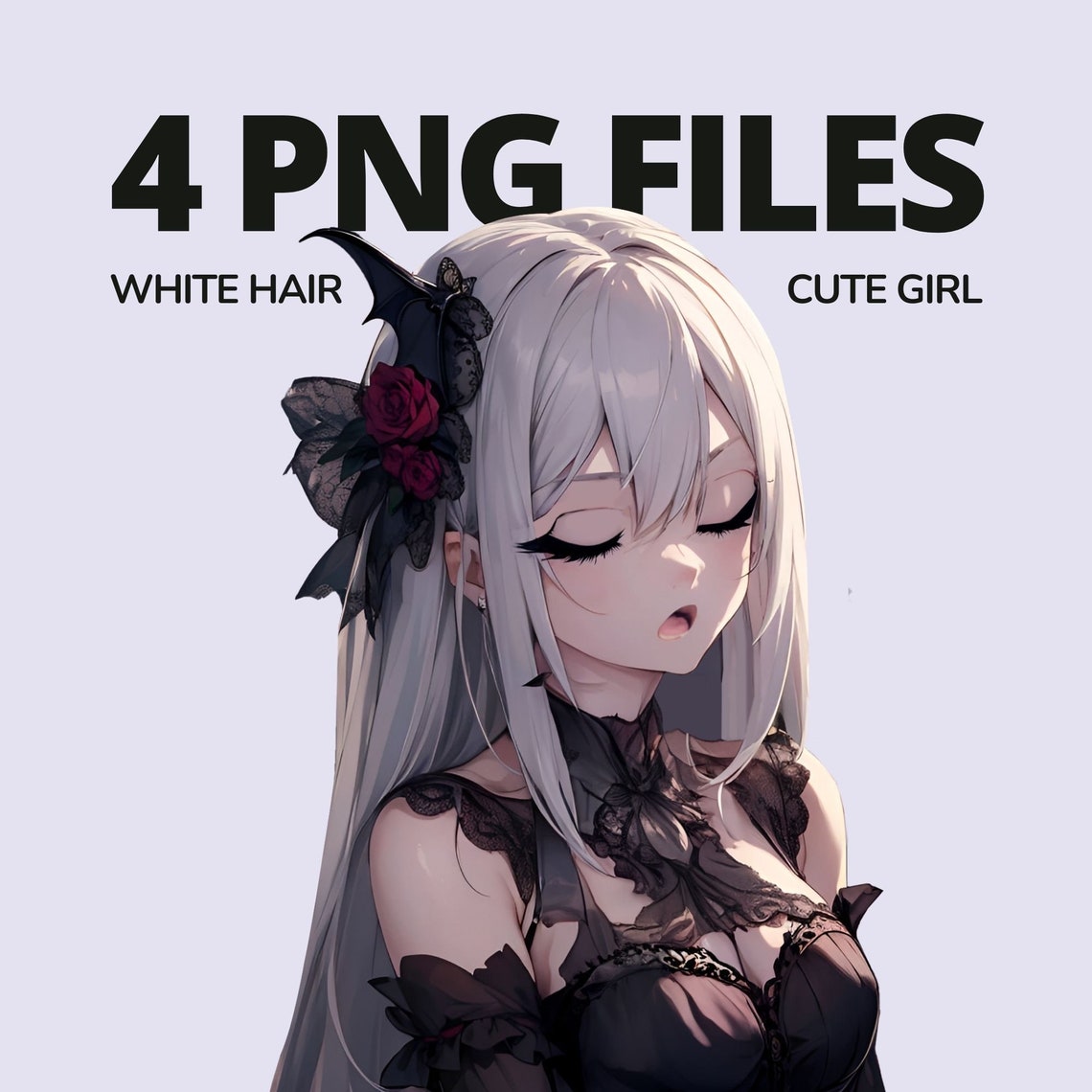 Cute Pngtuber Twitch Streaming Pngtuber Girl Avatar Easy to Set up ...