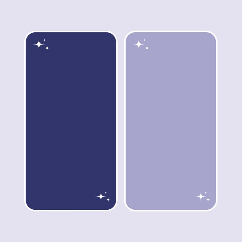 2 Purple Minimal Aesthetic Twitch Chat Box | Cute Chatbox Twitch Chat ...