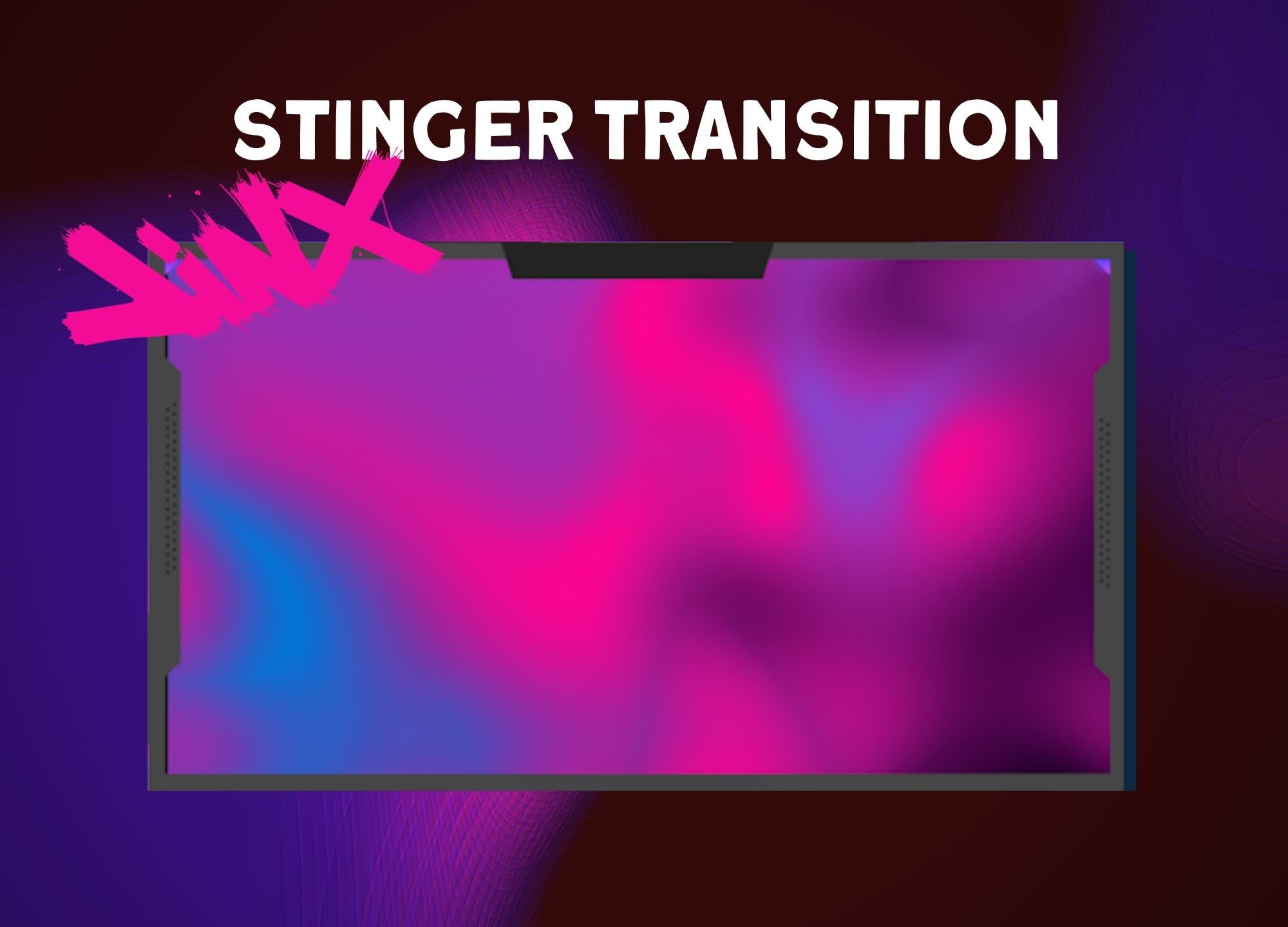 JINX Twitch Stinger Transition FREE BORDER Streamer Liquid Transition ...