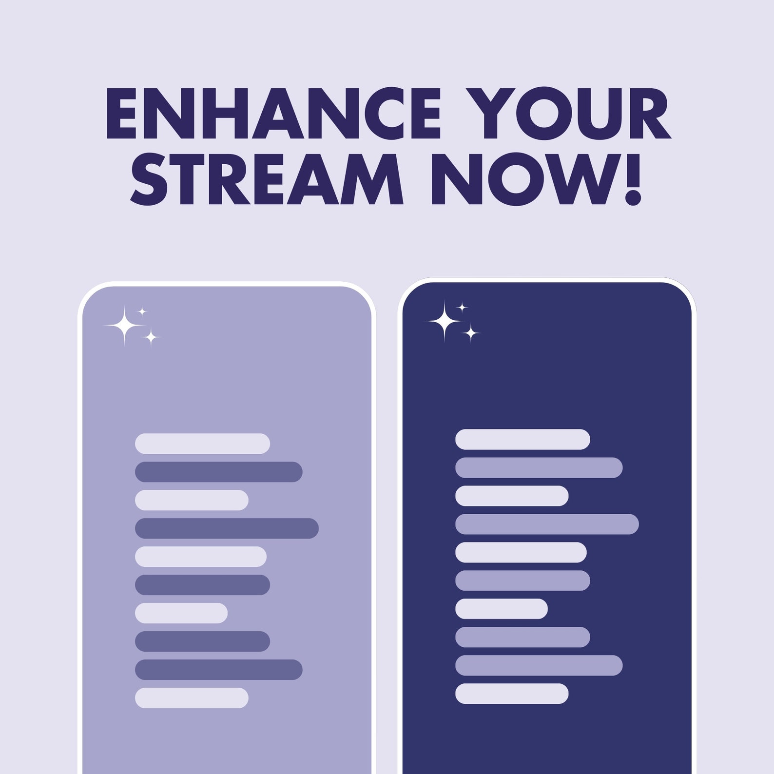 2 Purple Minimal Aesthetic Twitch Chat Box | Cute Chatbox Twitch Chat ...