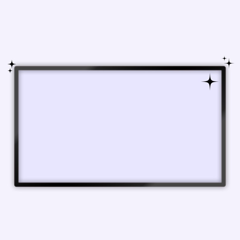 Black Animated Webcam Overlay Neon Webcam Border Animated Webcam Frame ...