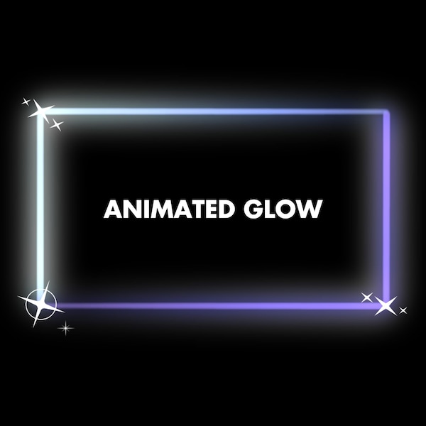 Animated Stream Overlays Neon Twitch Package Camera Border - Etsy