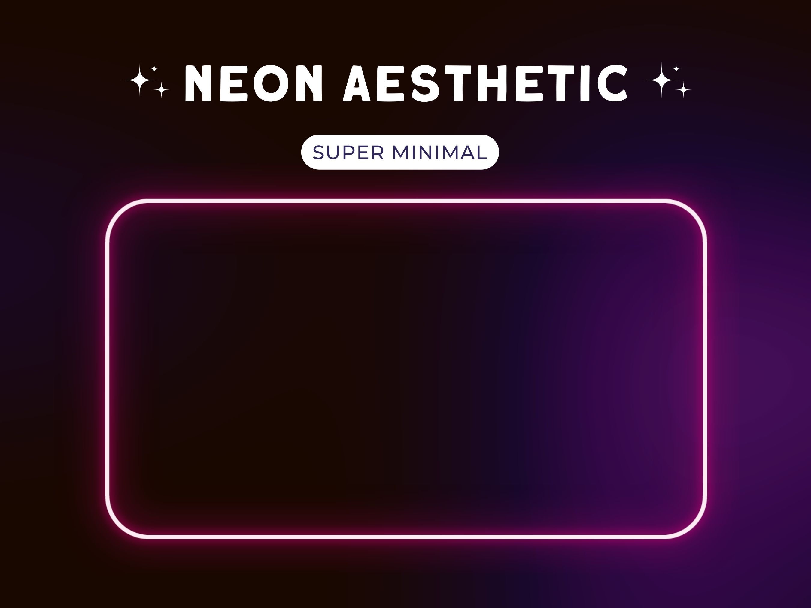 Simple Pink Webcam Frame | Facecam Webcam Border Twitch Graphics ...