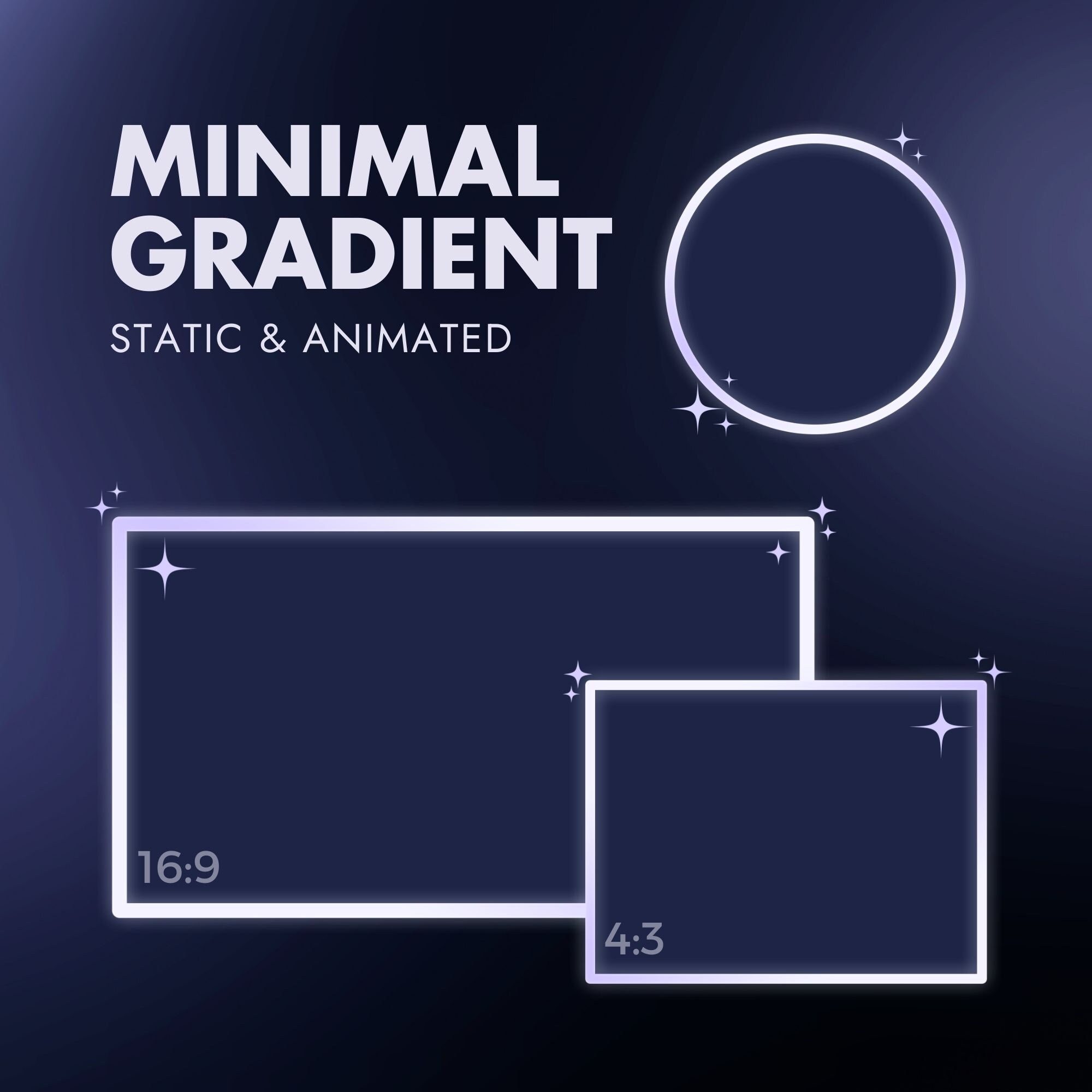 White Animated Webcam Overlay Neon Webcam Border Animated Webcam Frame ...