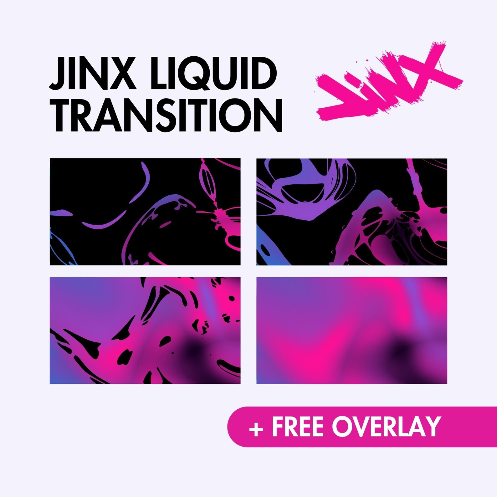 JINX Twitch Stinger Transition FREE BORDER Streamer Liquid Transition ...