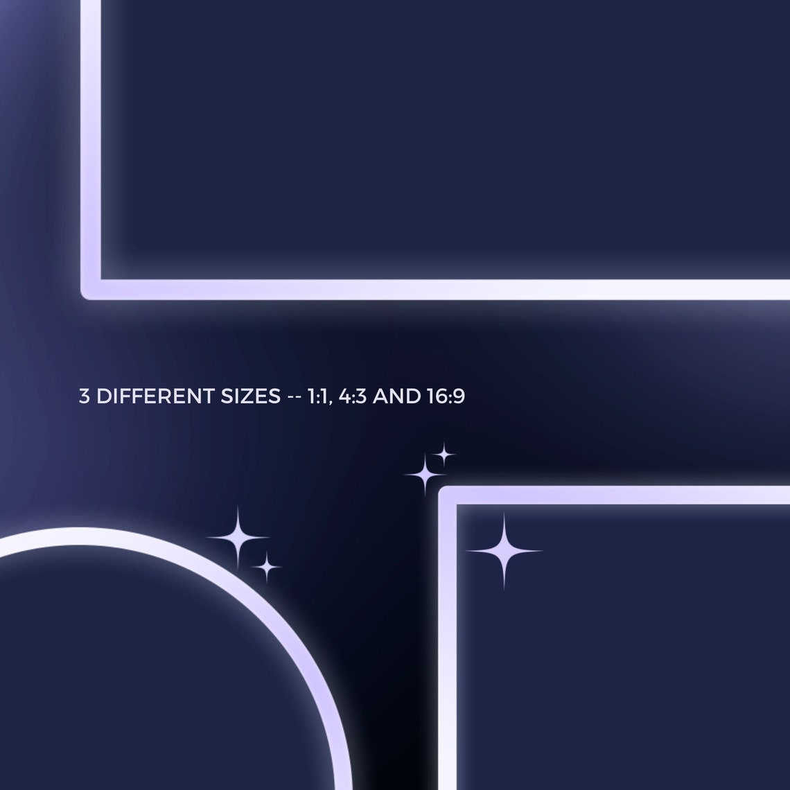 Animated White Neon Webcam Overlay: Streaming Border Frame - Etsy