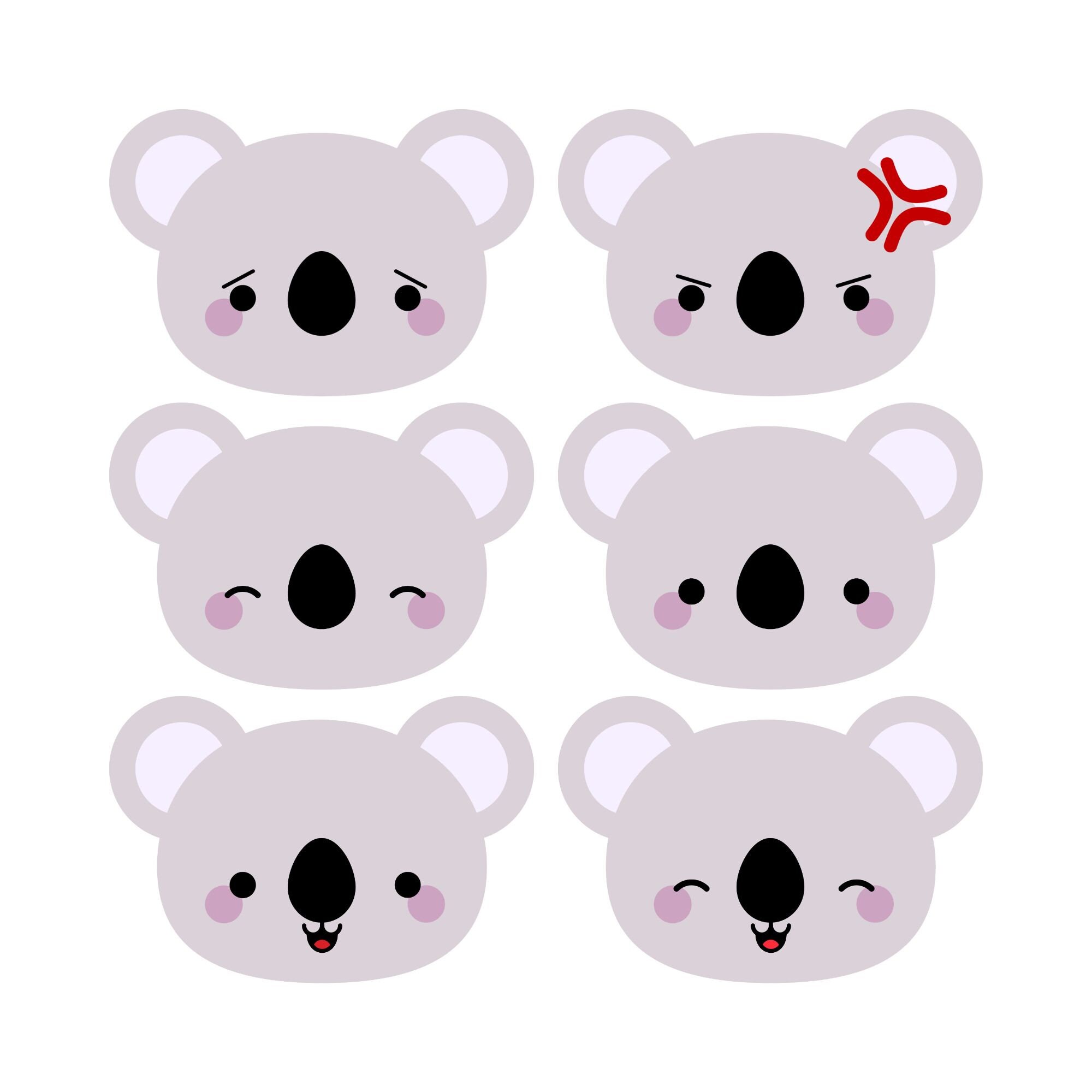 Cute Koala Pngtuber – Chibi Vtuber Pet Avatar (ready to Use) - Etsy