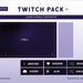 Dark Purple Animated Twitch Pack | Overlays, Twitch Panels, Scenes ...