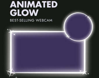 Twitch Animated Neon Webcam Border / Iridescent / Animated Camera Frame ...