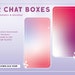 Pink Chatbox Pastel Cute Minimal Twitch Chatbox Chat Box Streamers OBS ...