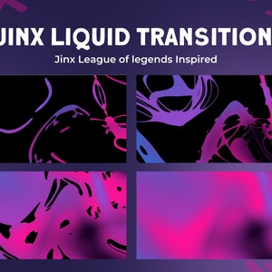 JINX Twitch Stinger Transition + FREE BORDER | Streamer Liquid ...