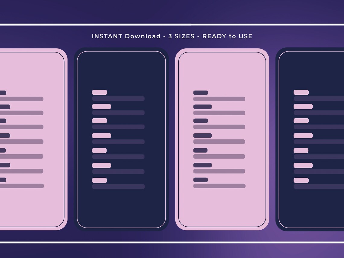 2 Purple Pink Cute Minimal Aesthetic Twitch Chatbox Cute Chat Box ...