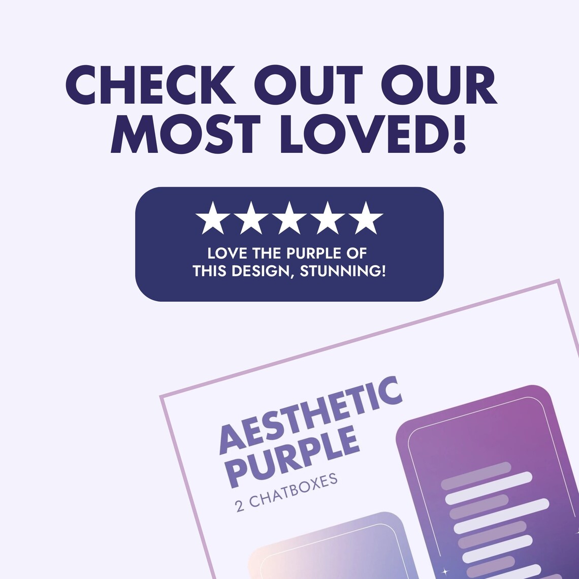 2 Purple Minimal Aesthetic Twitch Chat Box Cute Chatbox Twitch Chat ...