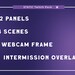 Aesthetic STATIC Twitch Pack | Dreamy Purple Streamer Package | 1 ...