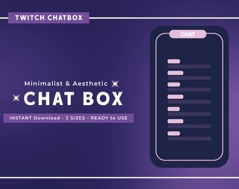 Twitch Chat Box - Etsy