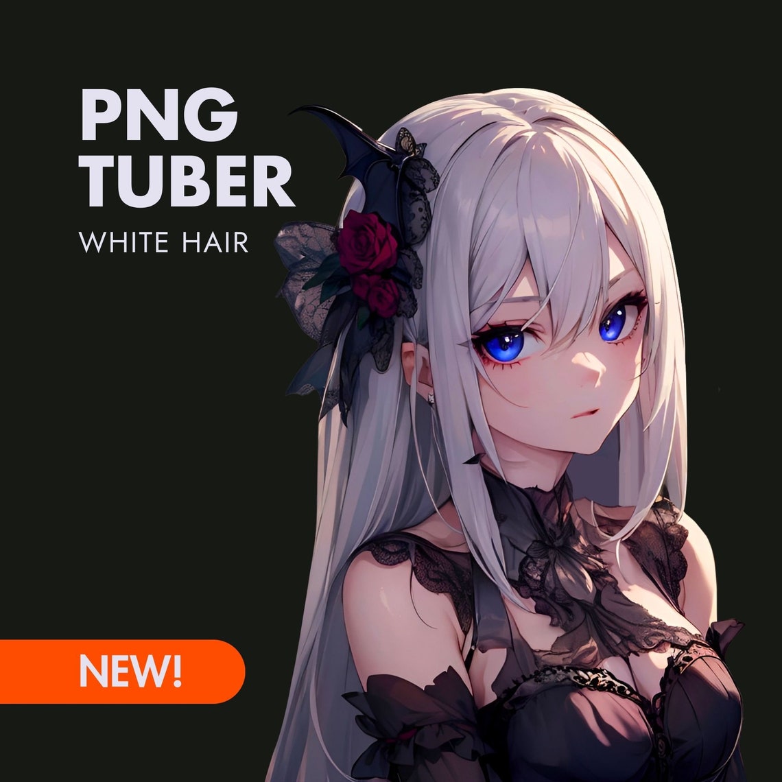 Cute Pngtuber Twitch Streaming Pngtuber Girl Avatar Easy to Set up ...
