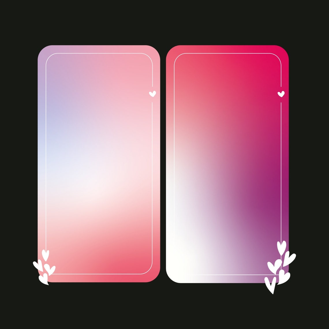 Pink Chatbox Pastel Cute Minimal Twitch Chatbox Chat Box Streamers OBS ...