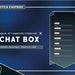 League of Legends Minimal Aesthetic Twitch Chatbox | Cute Chat Box for ...