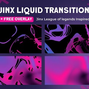 JINX Twitch Stinger Transition + FREE BORDER | Streamer Liquid ...