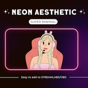 Simple Pink Webcam Frame | Facecam Webcam Border Twitch Graphics ...
