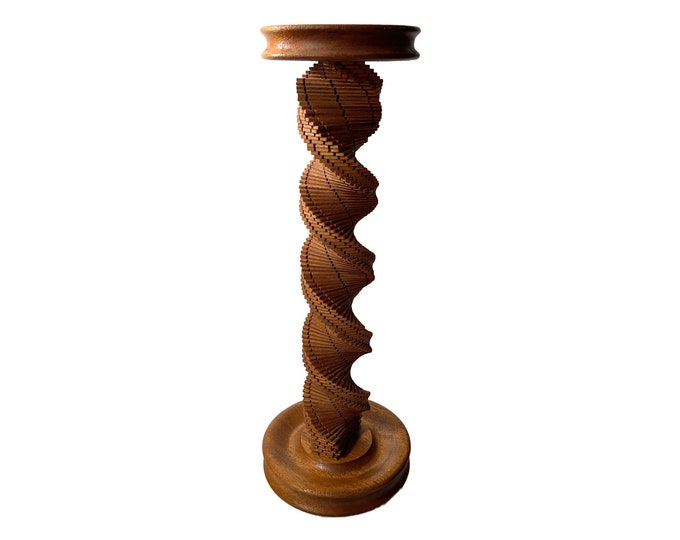 Tramp Art Plant / Ash Tray Stand - Etsy