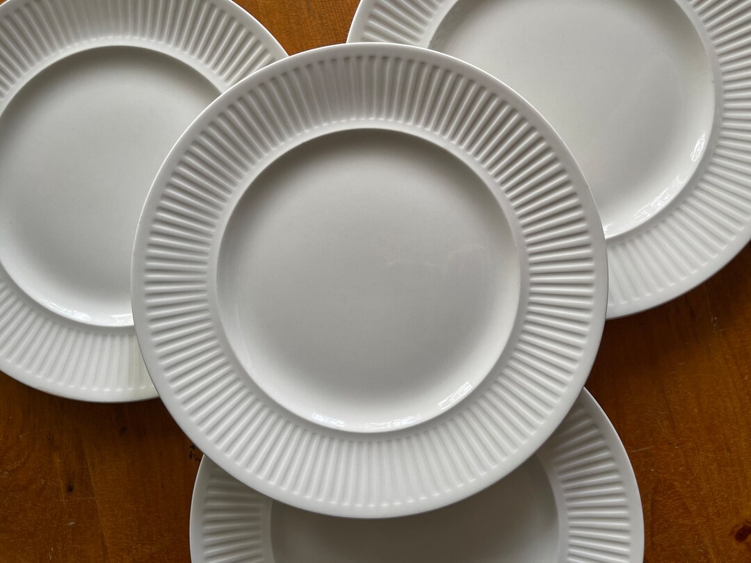 Vintage Johnson Brothers Athena Pattern White Ironstone Ribbed - Etsy