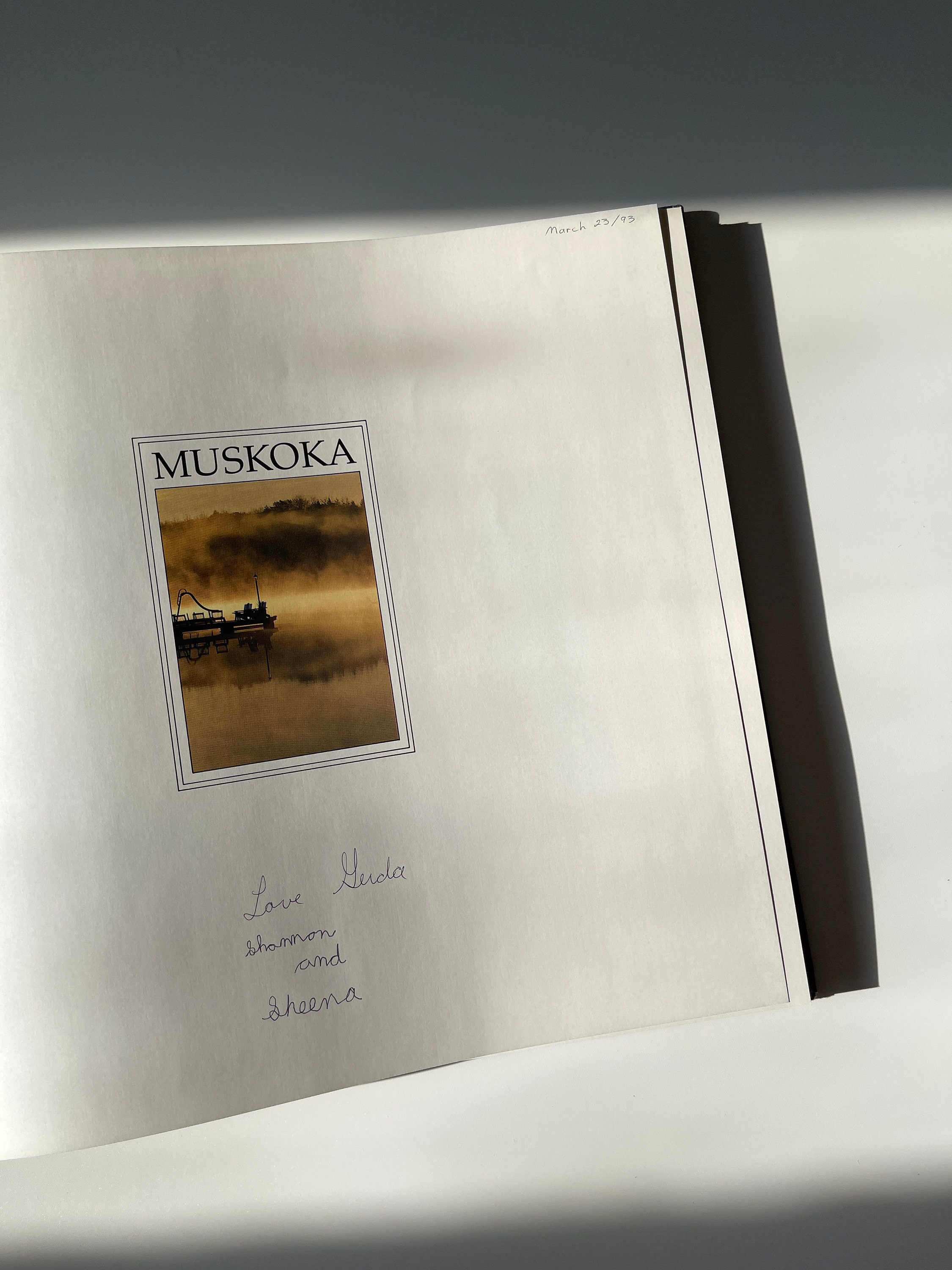 Muskoka, John De Visser & Judy Ross, 1989 - Etsy Canada