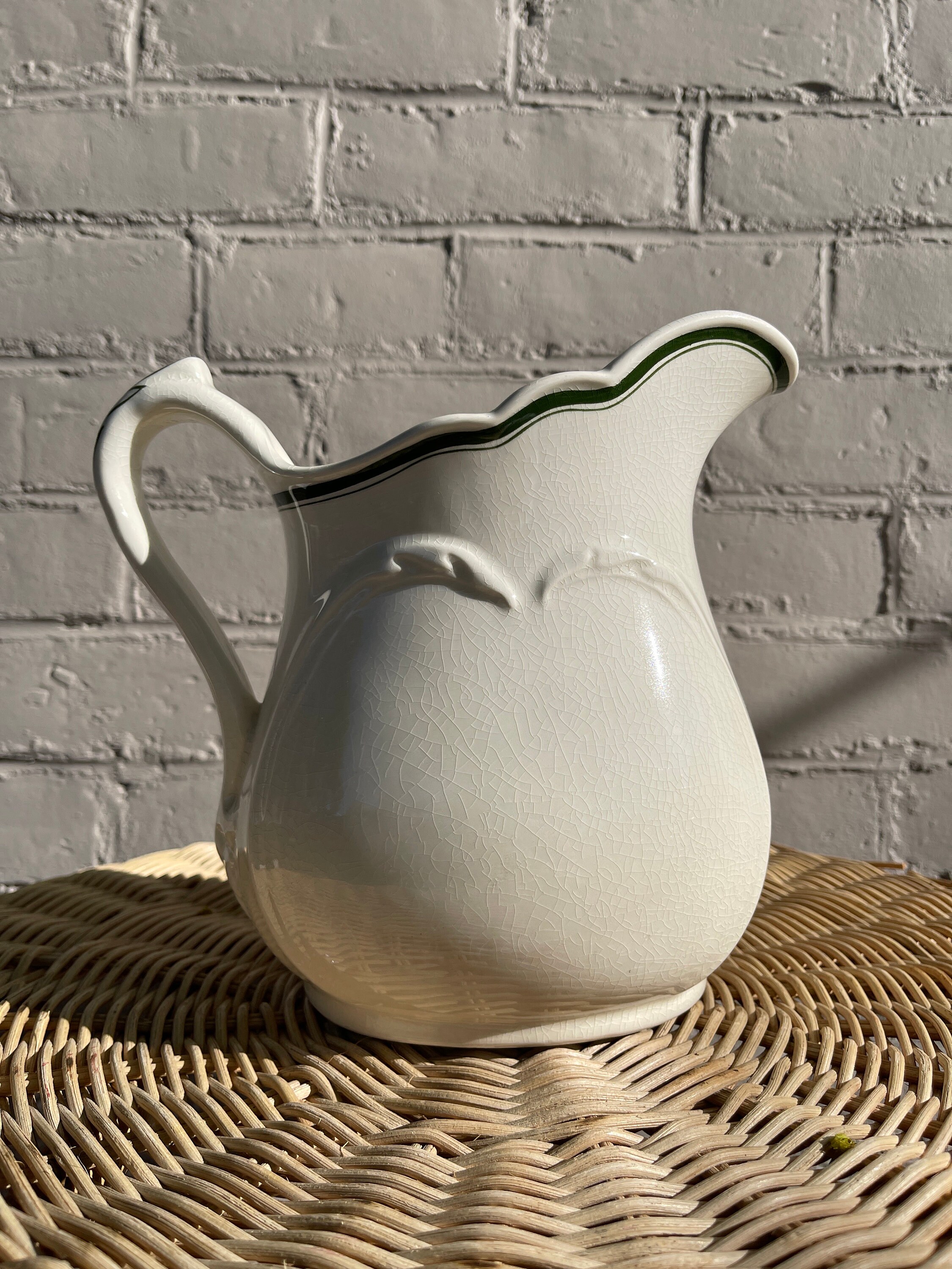 1940s Globe Pottery Hotel Ware Pitcher - Etsy