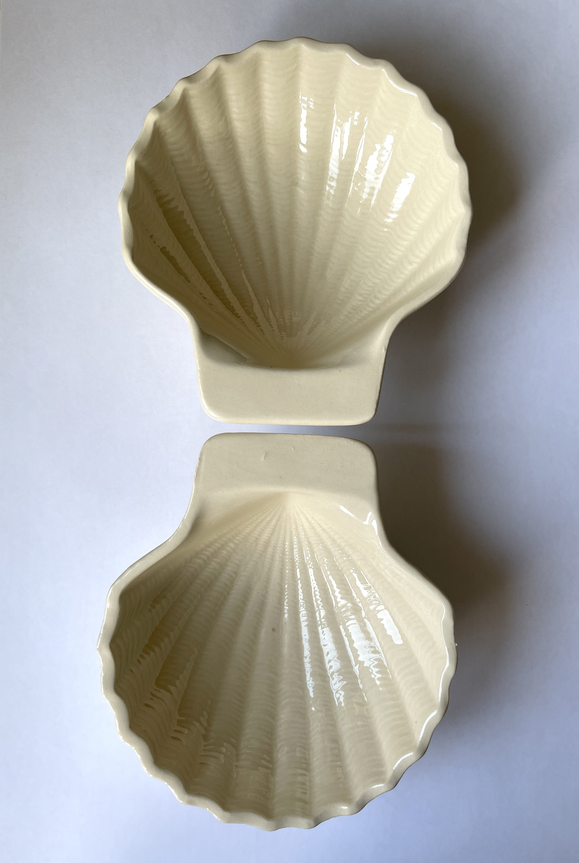 Vintage Mccoy Pottery Scallop Shell Bowls - Etsy